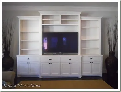 Media Cabinet Makeover • Honey We're Home
