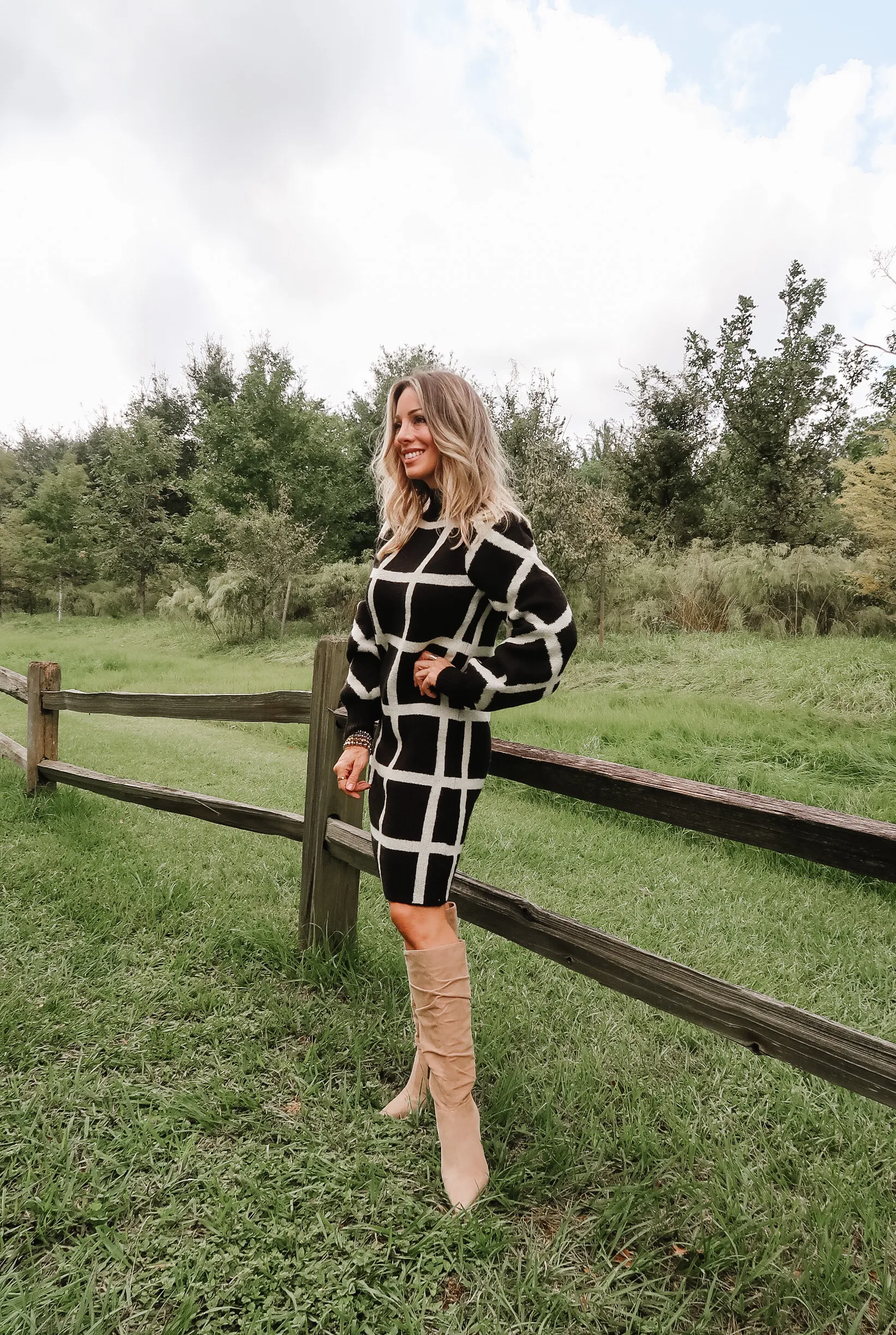 Sweater Dresses & Booties • Honey We're Home
