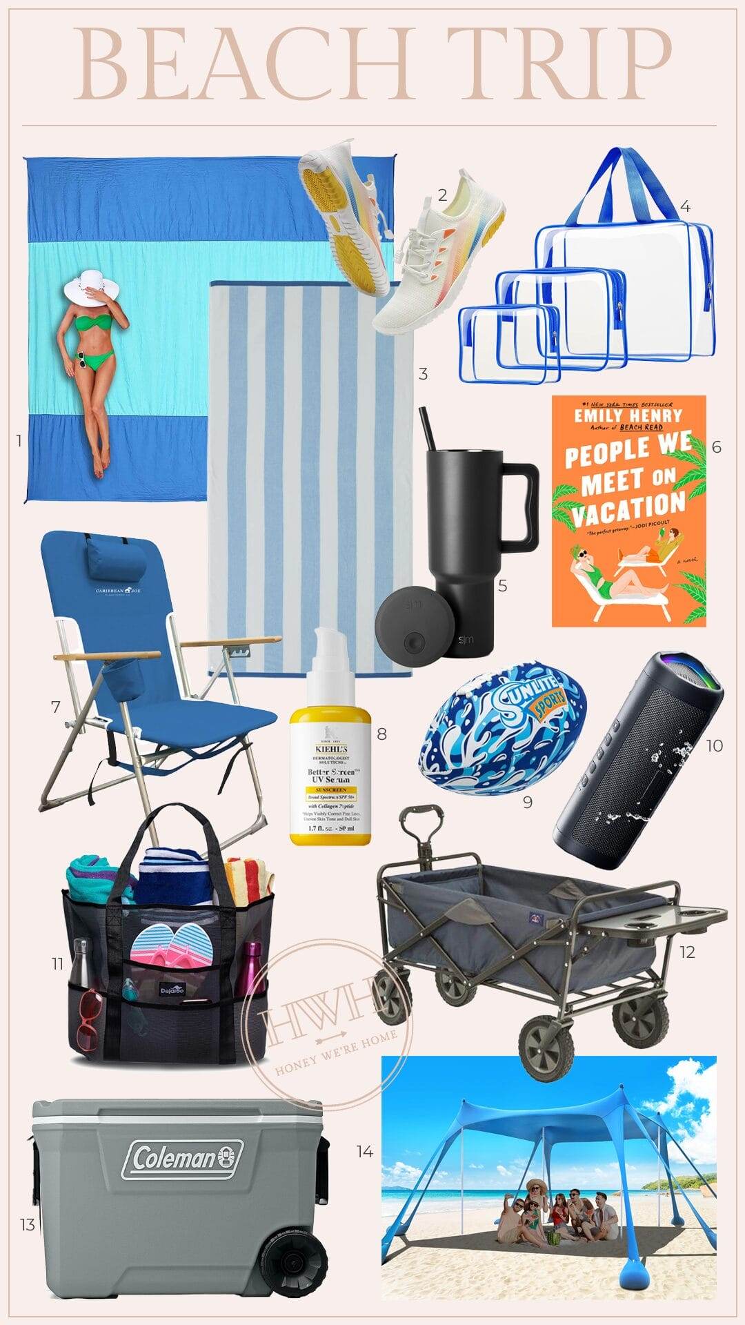 Beach Style & What to Bring to the Beach • Honey We're Home